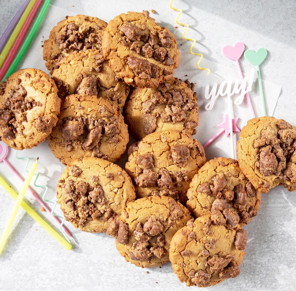 Peanut Butter + Reece's Cookies - Small Batch baked fresh daily from ...