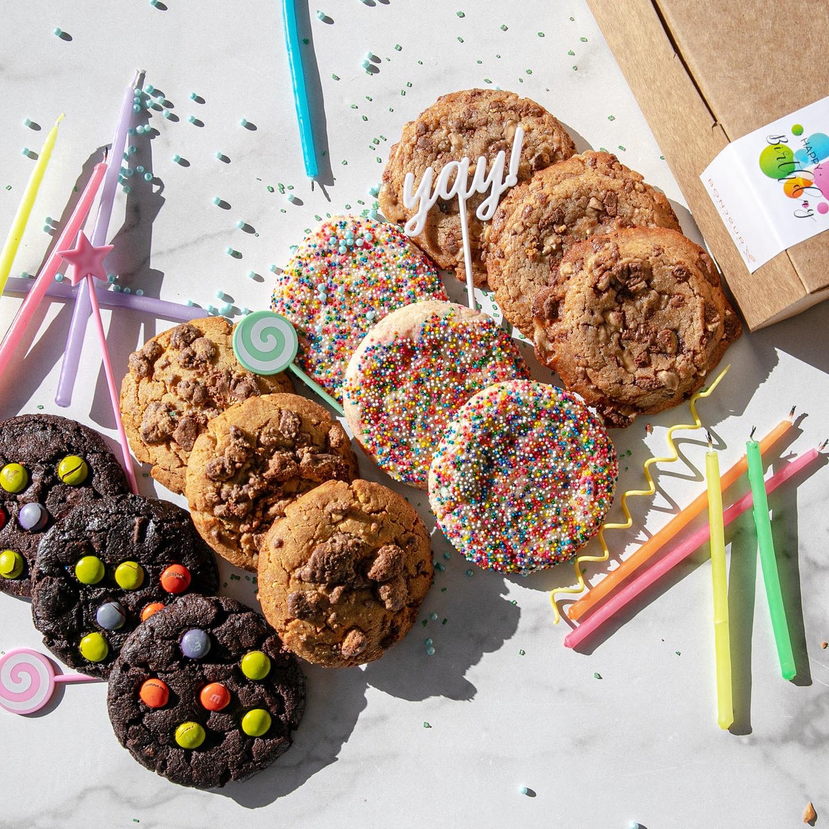 Fun Party Cookies - Birthday Celebration - Fresh baked daily in small ...