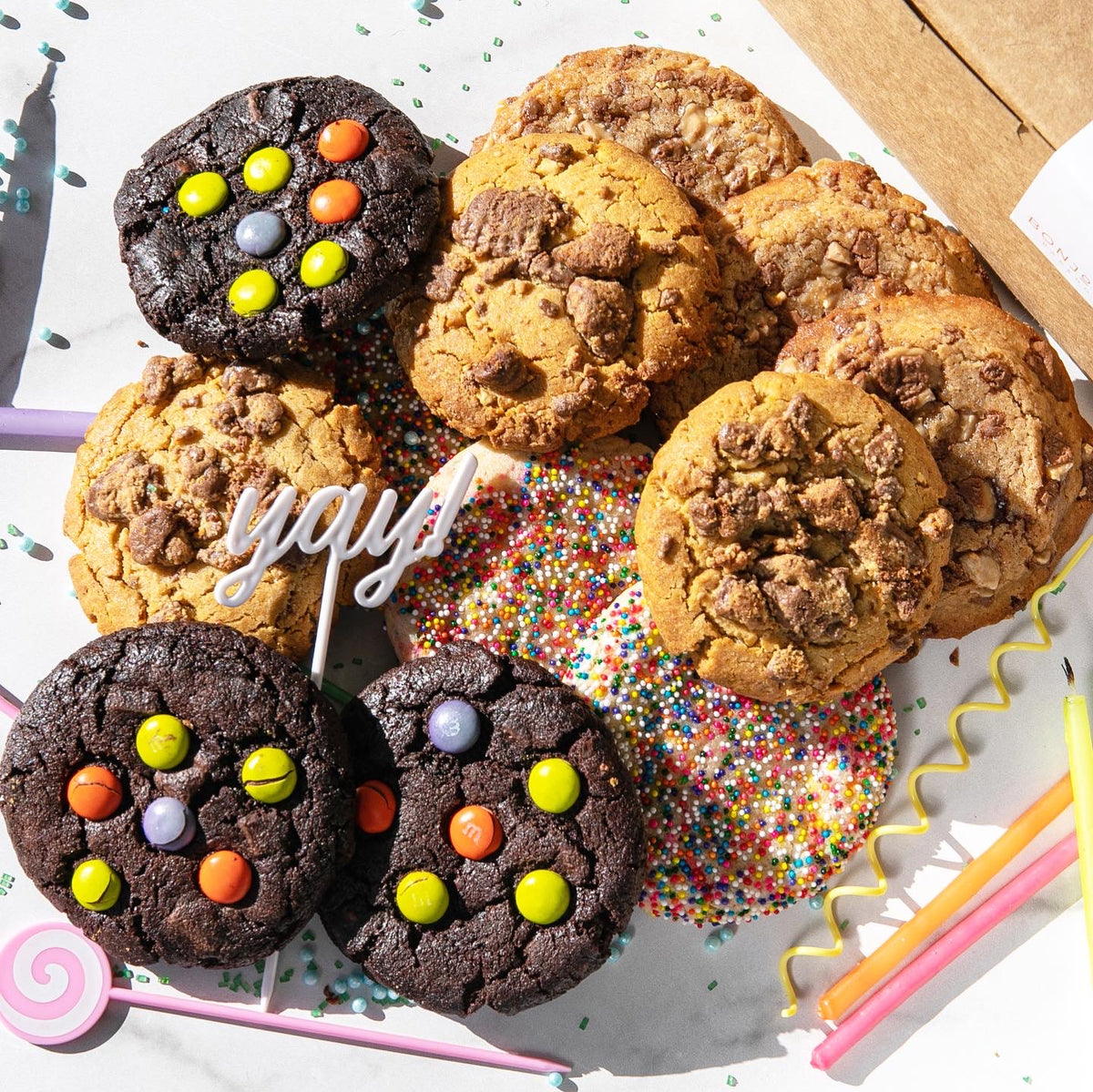Fun Party Cookies - Birthday Celebration - Fresh baked daily in small ...
