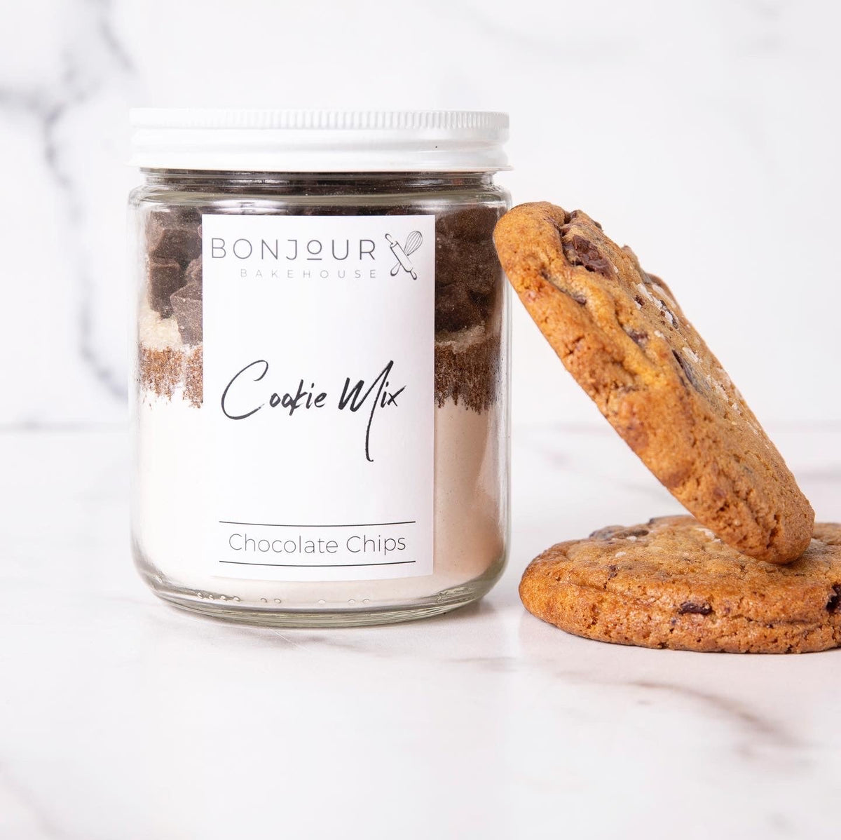 Jar of Cookie Mix - Chocolate Chip – Bonjour Bakehouse