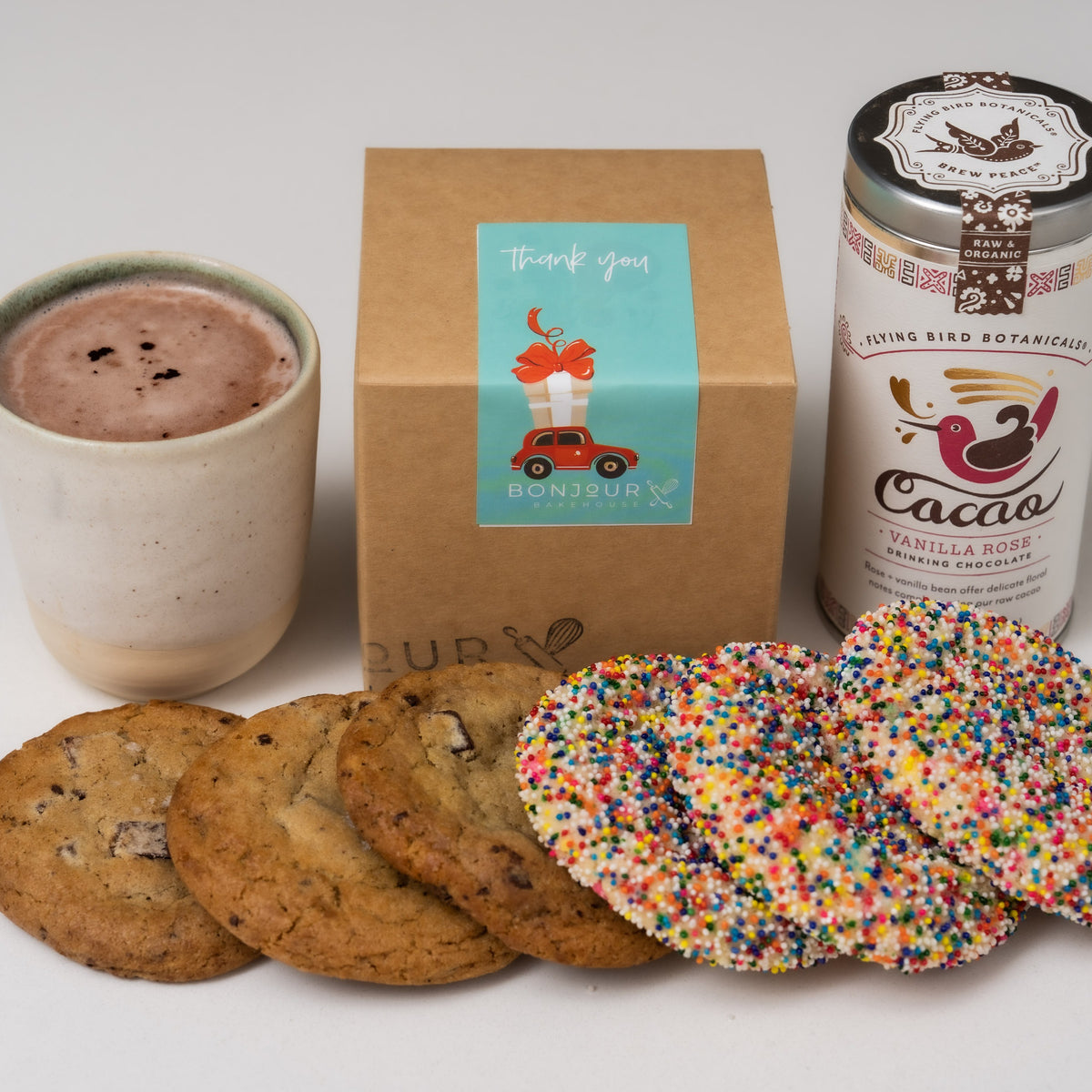 🎁 Appreciation Cookies & Hot Drink Gift Box 🙏🏾 – Bonjour Bakehouse